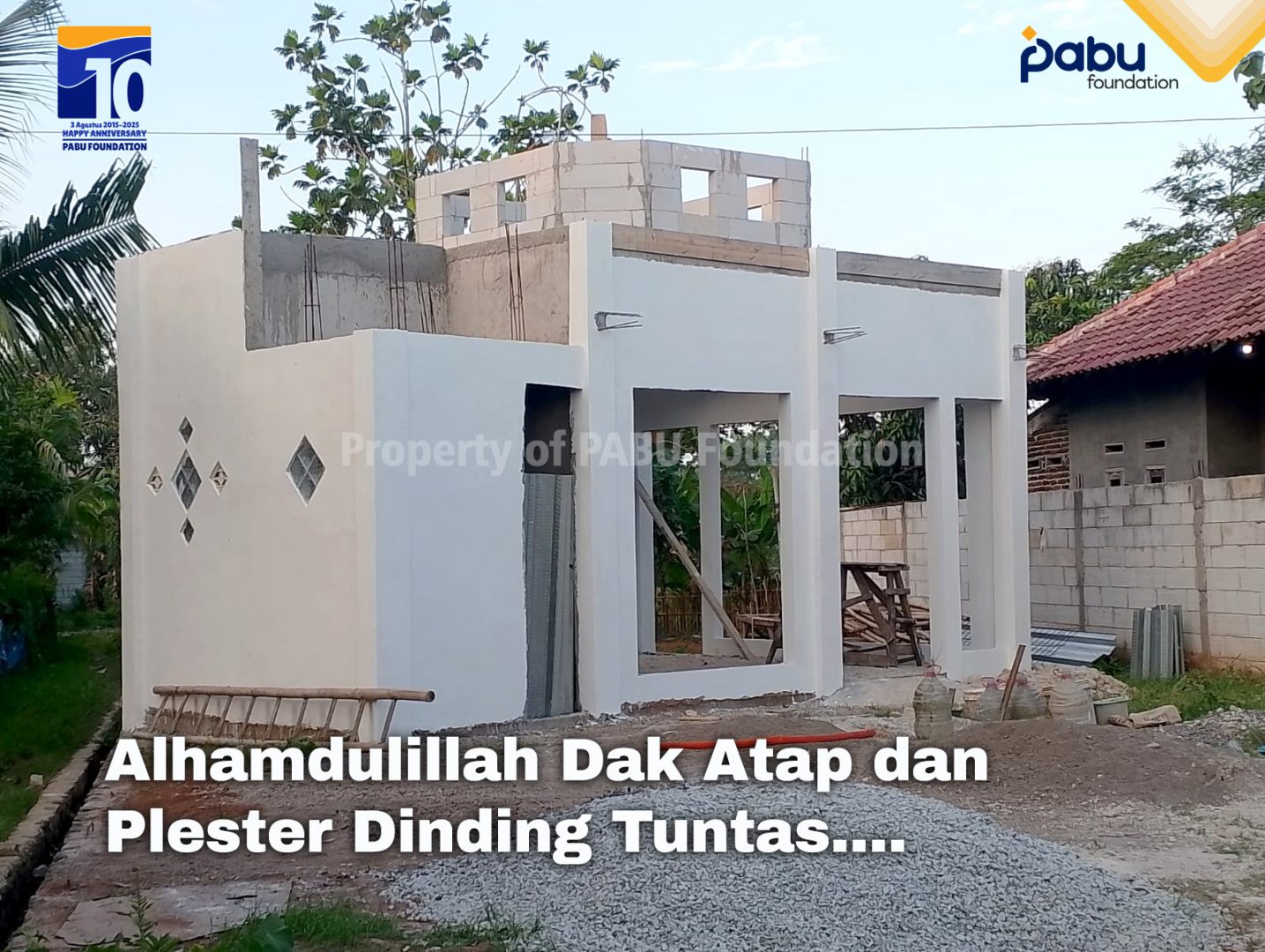 Update Pembangunan Mushola Nur Hasanah Sukamandi Jaya: Dak Atap dan ...